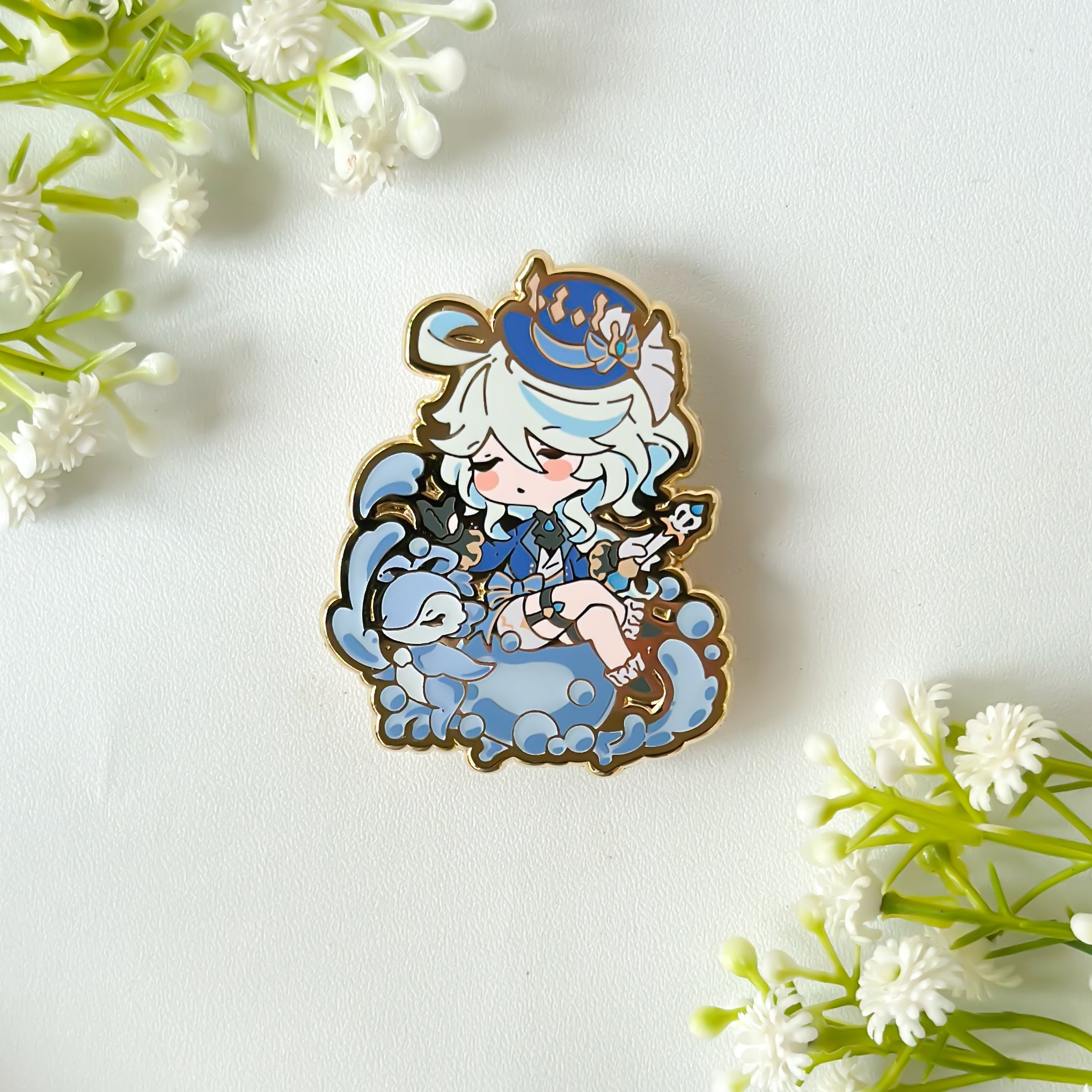 Genshin Impact - Furina - Glow in the Dark - Hard Enamel Pin – Ristation
